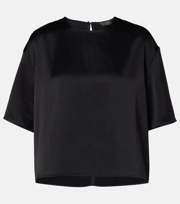 LESET Barb Satin T-shirt - Black