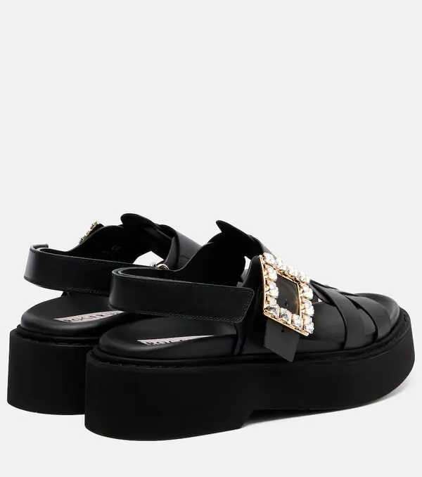 ROGER VIVIER Viv' Rangers Platform Sandals
