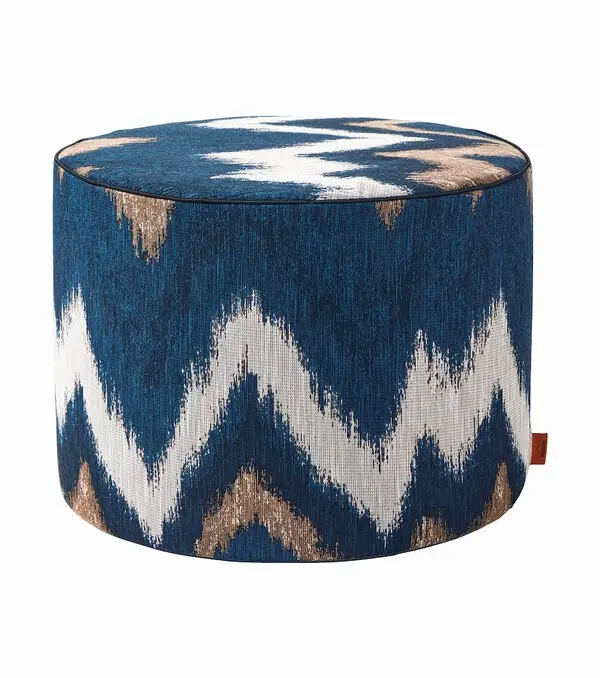Missoni Ikat Zigzag Pouf