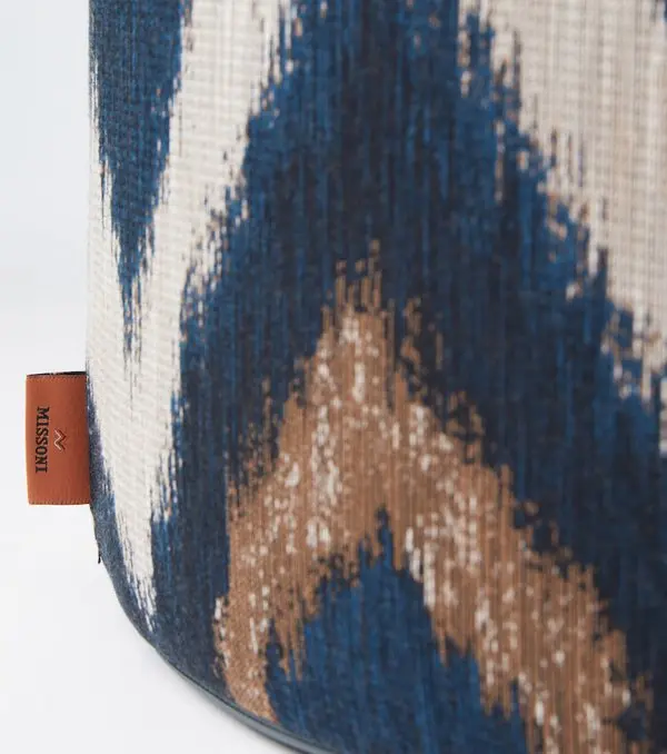 Missoni Ikat Zigzag Pouf
