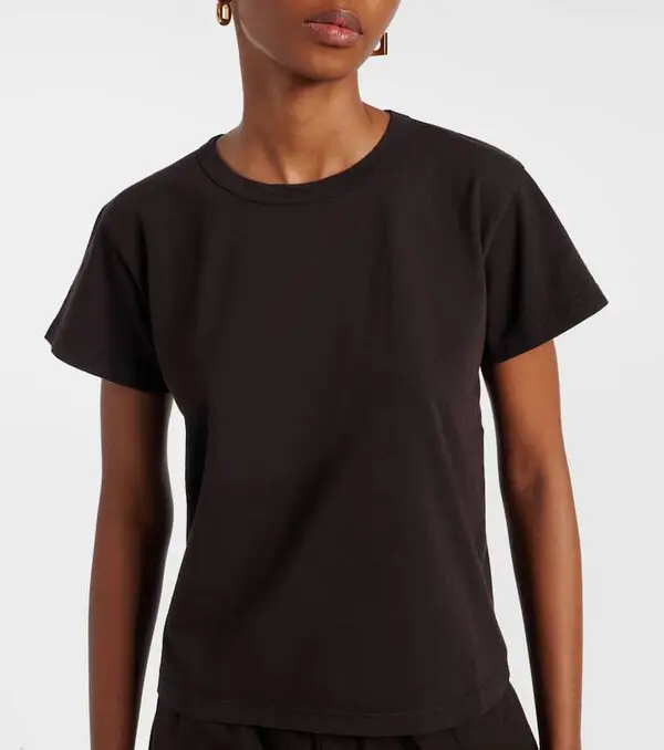 LESET Margo Cotton Jersey T-shirt - Brown