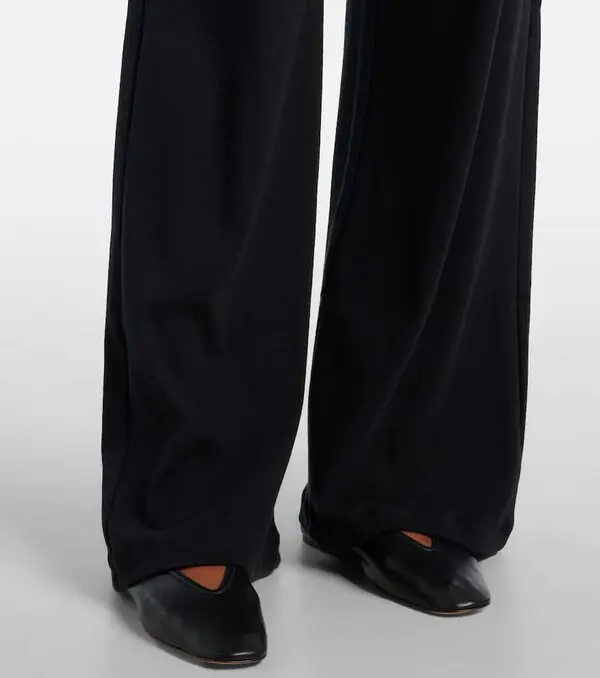 LESET Nando Ribbed-knit Cotton Sweatpants