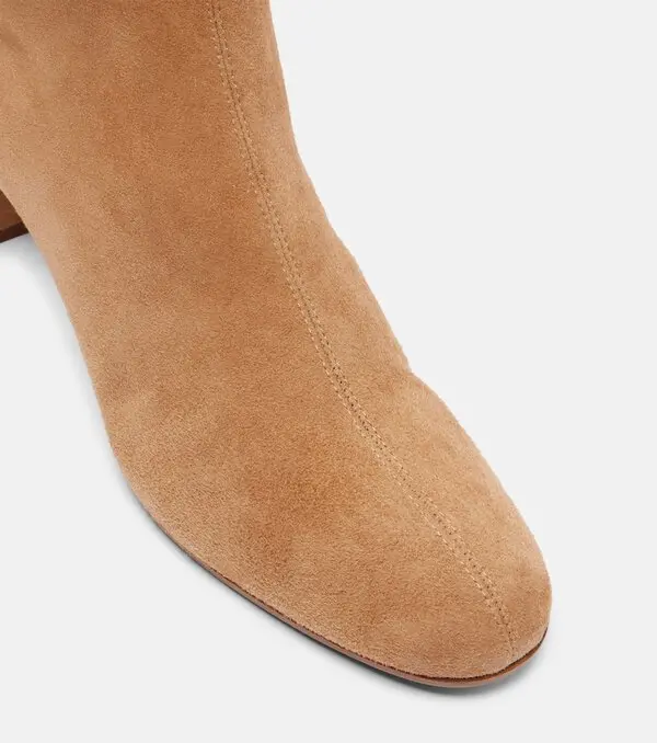 AQUAZZURA Saint Honore 50 Suede Knee-high Boots