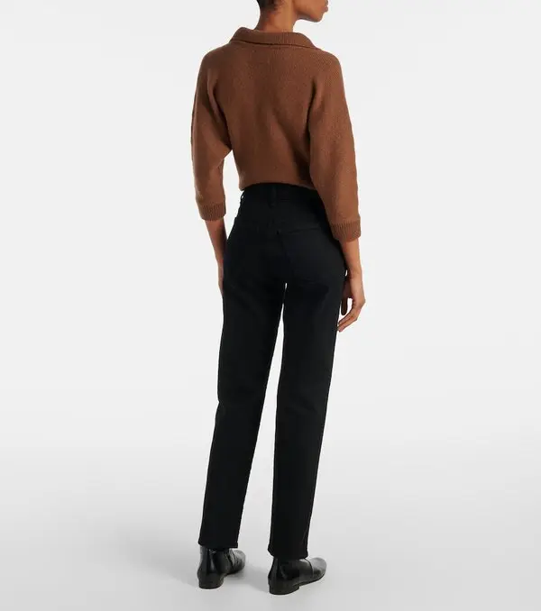 Khaite Viv Slim Jeans - Black