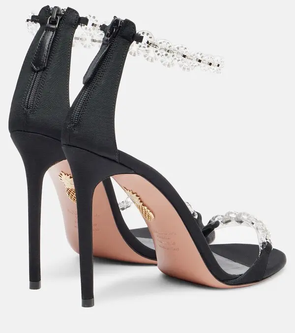 AQUAZZURA Bijoux 105 Embellished Sandals