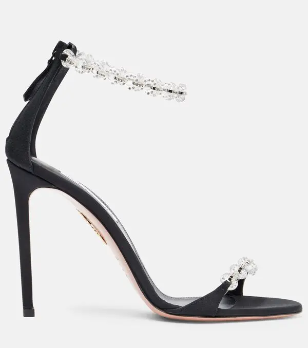 AQUAZZURA Bijoux 105 Embellished Sandals