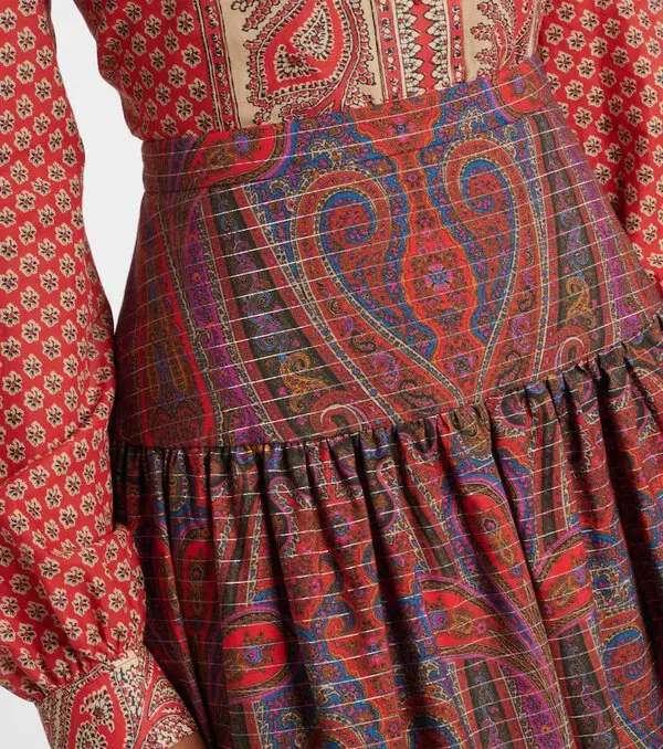 Valentino Garavani Paisley High-rise Maxi Skirt