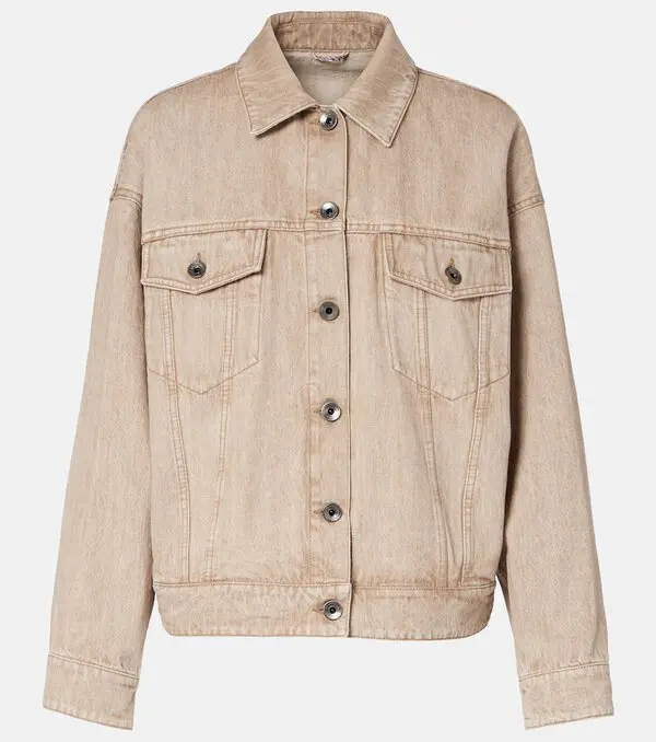 Brunello Cucinelli Denim Trucker Jacket