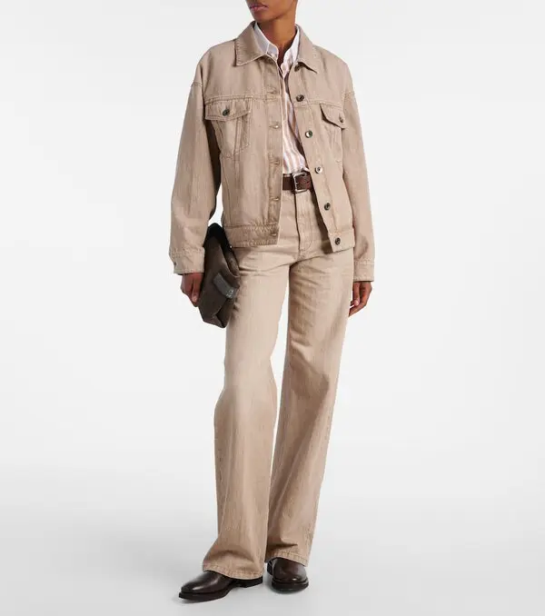 Brunello Cucinelli Denim Trucker Jacket