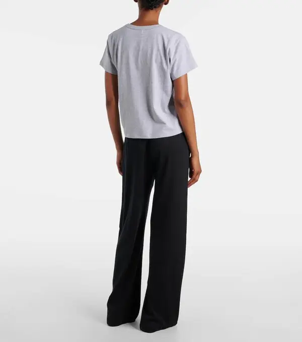 LESET Margo Cotton Jersey T-shirt - Grey