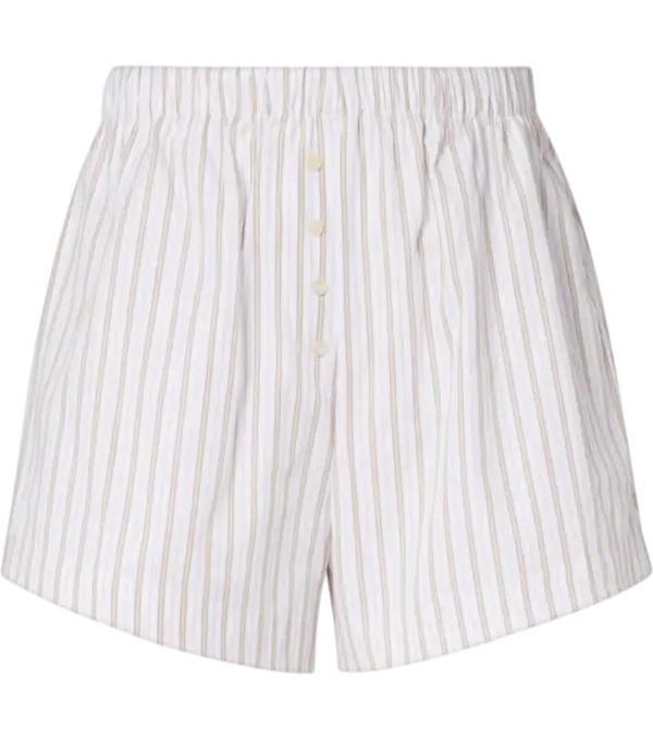 LESET Yoshi Striped Cotton-blend Twill Boxers - Multicoloured