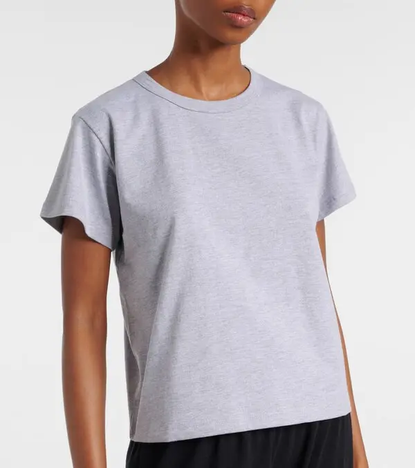LESET Margo Cotton Jersey T-shirt - Grey