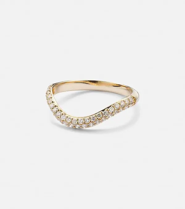 STONE AND STRAND Anjelica 14kt Yellow Diamond Ring - Gold