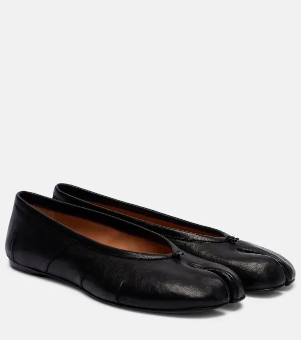 MAISON MARGIELA Tabi Leather Ballet Flats