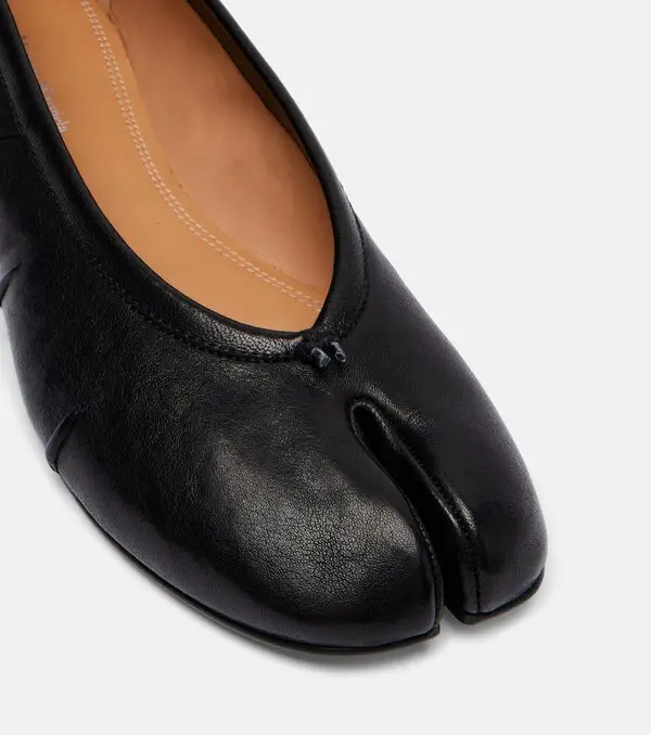 MAISON MARGIELA Tabi Leather Ballet Flats