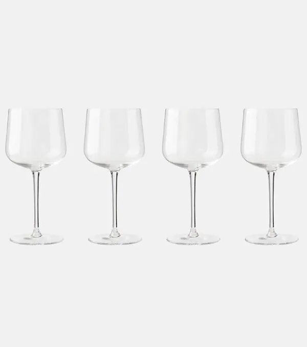 SERAX Midnight Flowers Mirtillo Tea Set Of 4 Wine Glasses Marni - Transparent