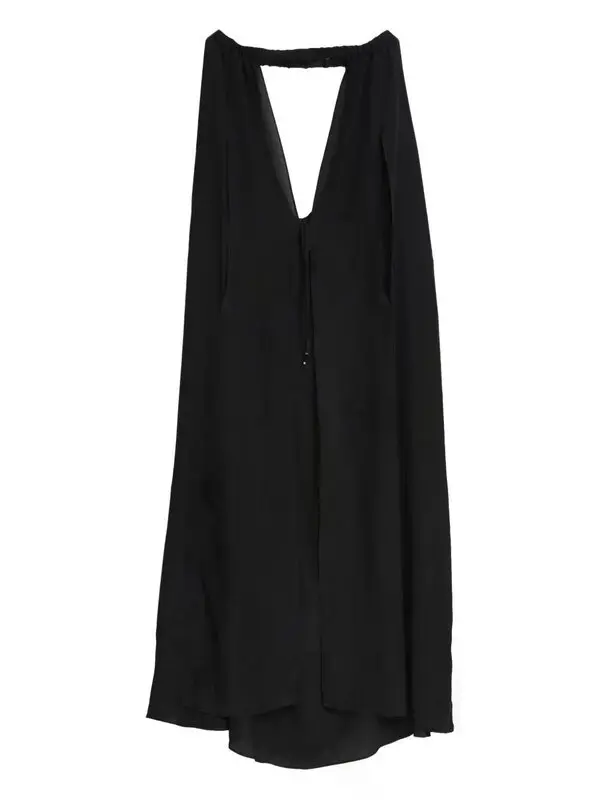 AMIR SLAMA Cape Maxi Dress