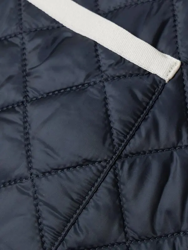 Max Mara Celeste Quilted Shell Jacket - Blue