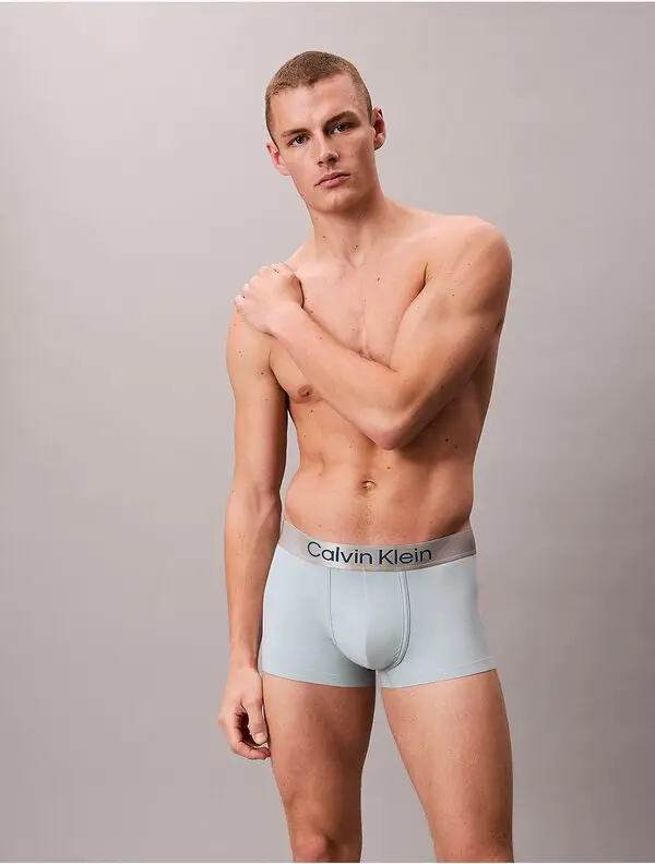 Calvin Klein Brushed Microfiber Stretch Low Rise Trunk - Gentle Aqua
