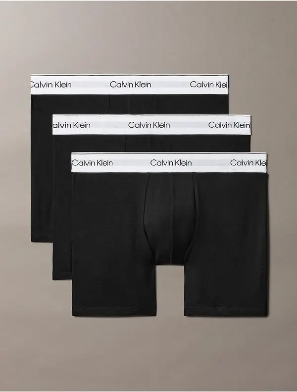 Calvin Klein Icon Cotton Stretch 3-pack Boxer Brief - Black