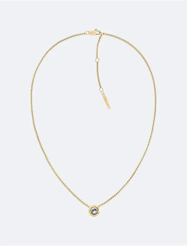 Calvin Klein Contoured Necklace - Gold