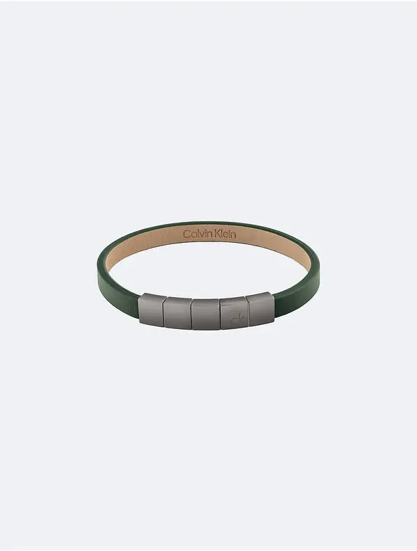 Calvin Klein Minimalist Squares Bracelet - Green