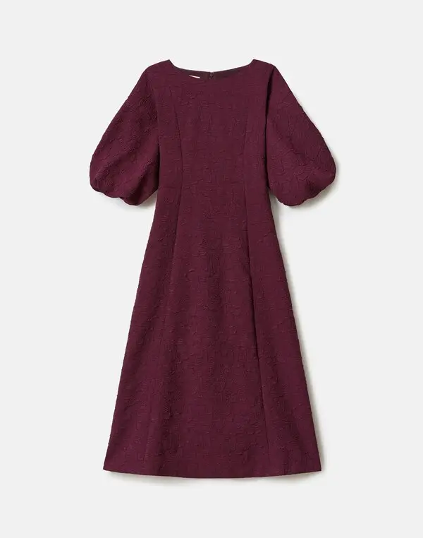 jacquard fit and flare midi dress Dress the Population Catalina Dress – The Dressing Room main image 1