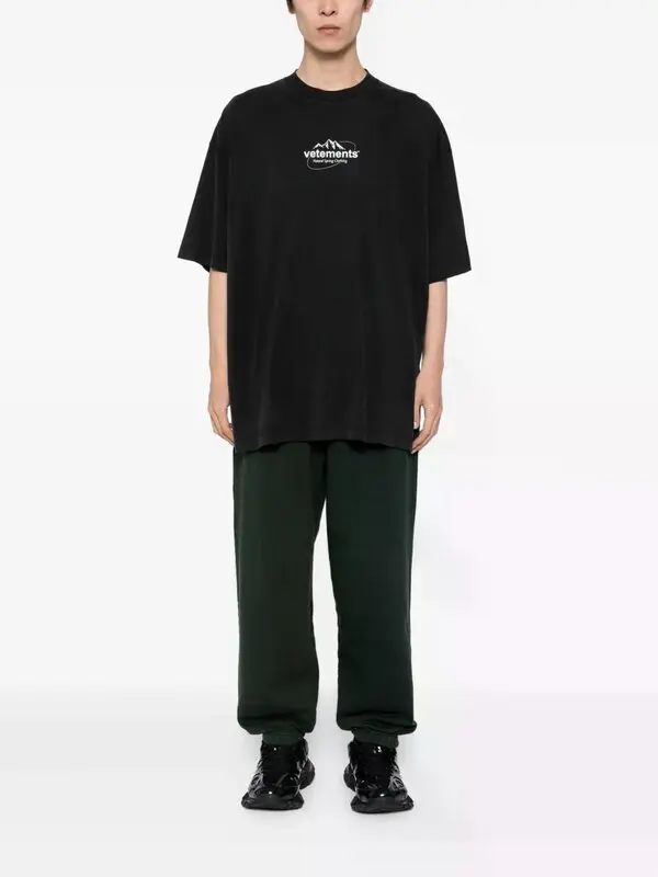 Vetements Embroidered-logo Trousers