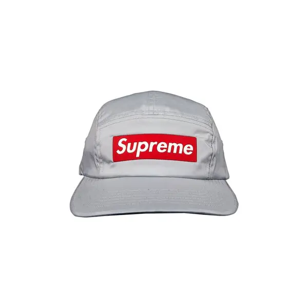 Supreme Inset Logo Camp Cap - Grey