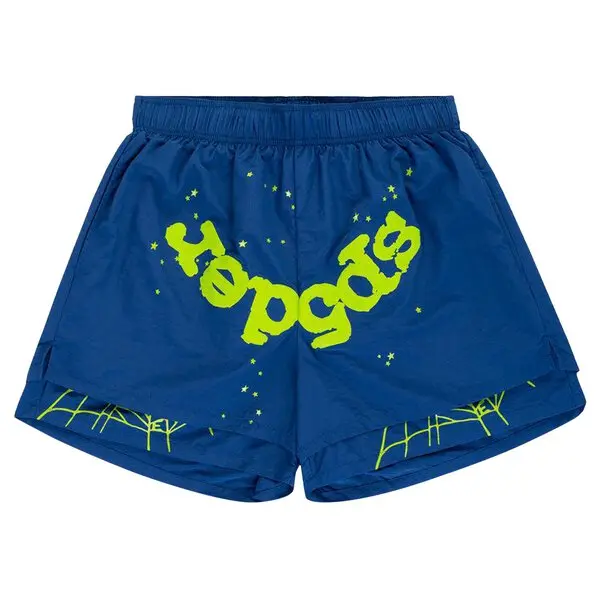 SP5DER Og Web Double Layer Short - Blue
