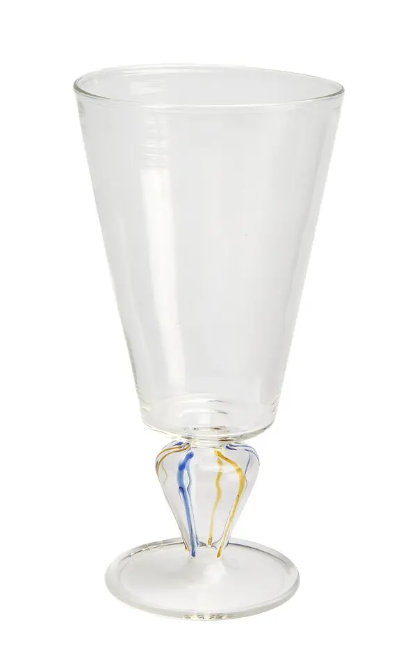 GOHAR WORLD Tangiers Glass Vase - White