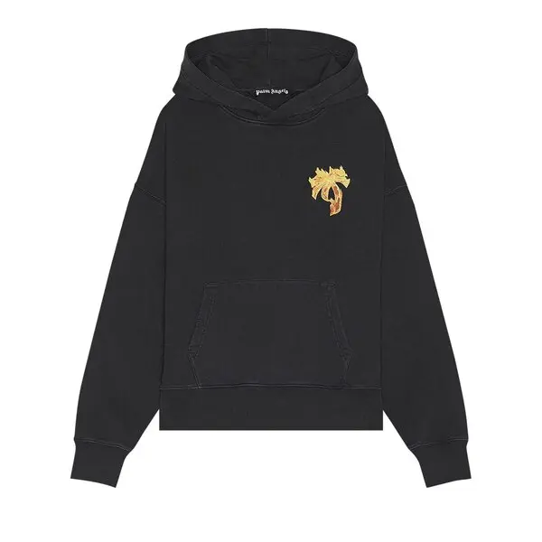 Palm Angels Burning Palm Hooded Sweatshirt