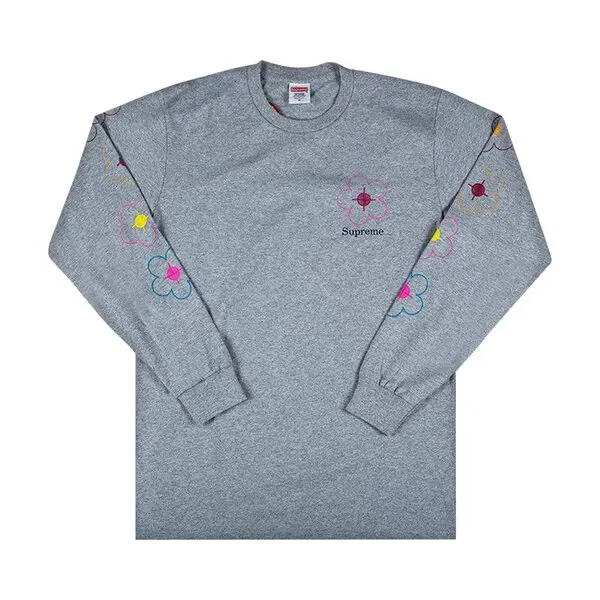 Supreme Been Hit Long-sleeve Tee - Grey