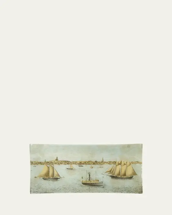 JOHN DERIAN Seaport Pencil Tray, 6" X 12