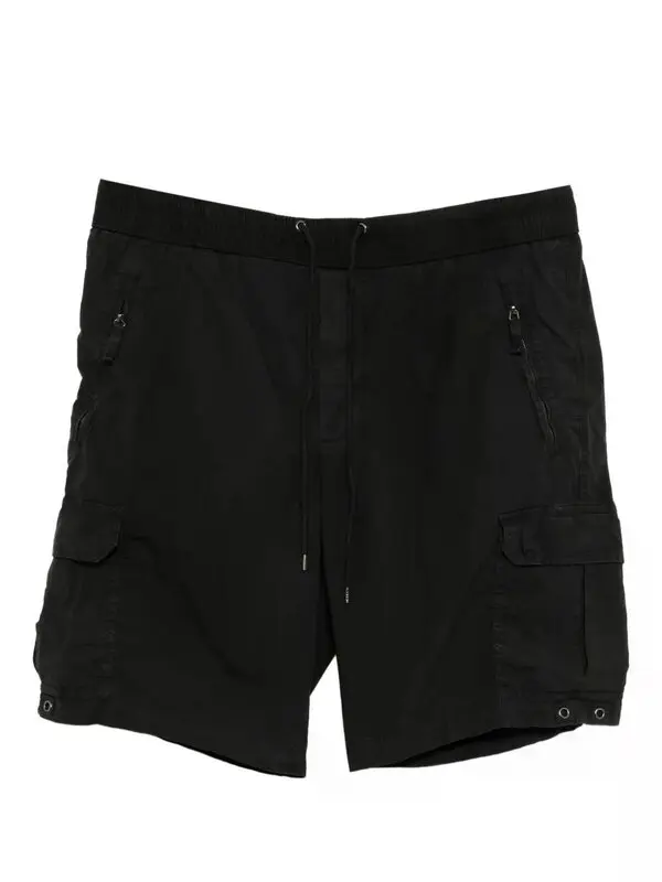 JAMES PERSE Poplin Cargo Shorts - Black