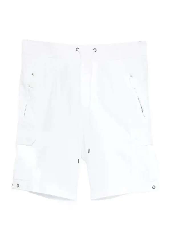 JAMES PERSE Poplin Cargo Shorts - White