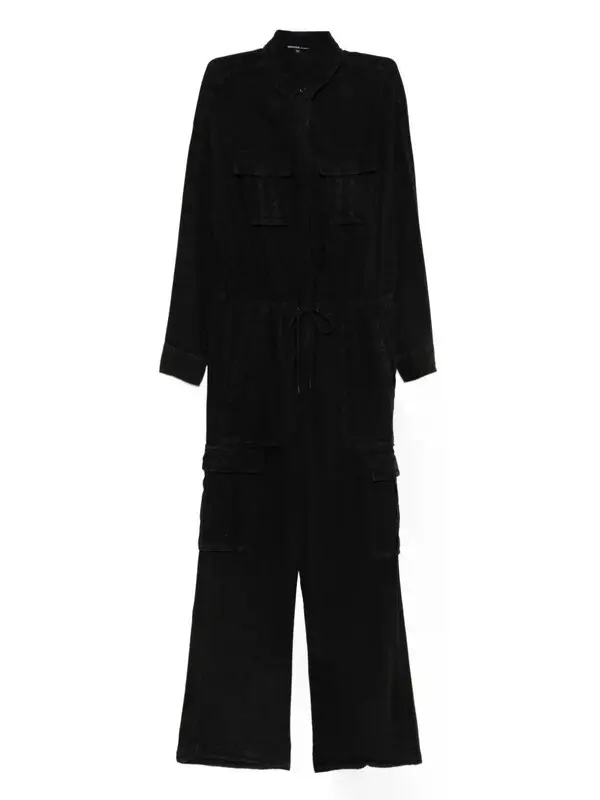 JAMES PERSE Cargo Jumpsuit - Black