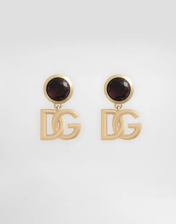 Dolce & Gabbana Logo Clip-on Earrings - Gold
