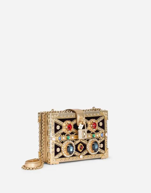 Dolce & Gabbana Dolce Box With Bejeweled Embellishment - Multicolor
