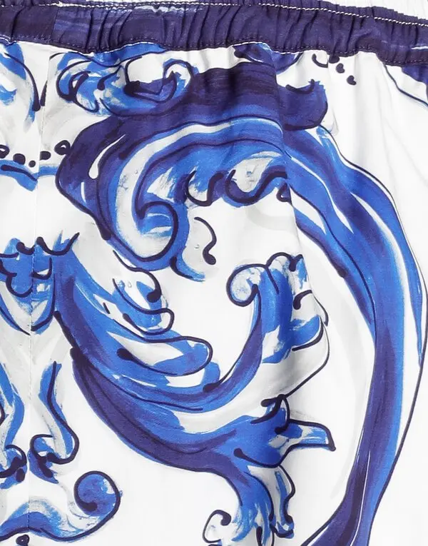Dolce & Gabbana Majolica- Poplin Shorts - Print