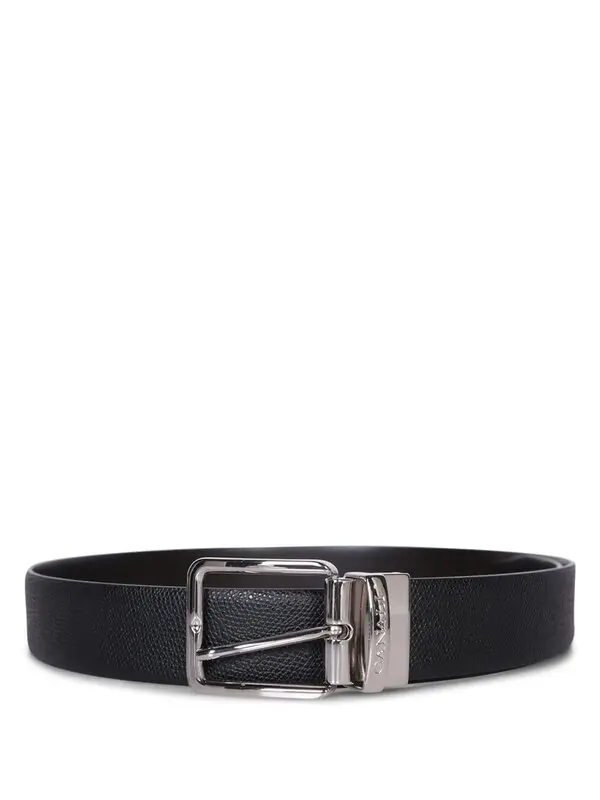 Canali Leather Belt - Black