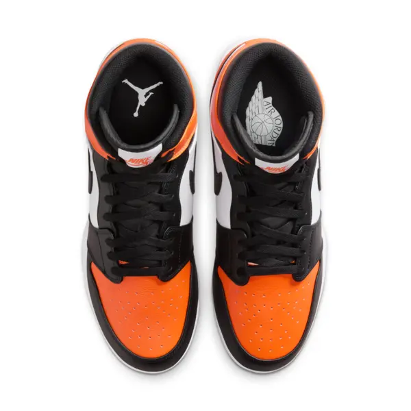 JORDAN 1 Mid Td Football Cleat - Orange