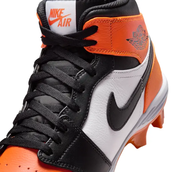 JORDAN 1 Mid Td Football Cleat - Orange