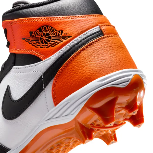 JORDAN 1 Mid Td Football Cleat - Orange