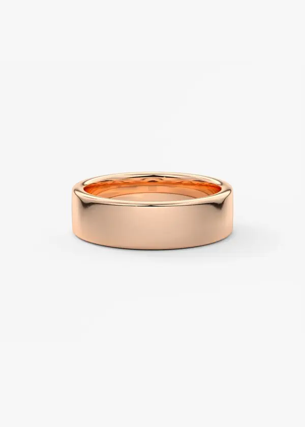 FRANK DARLING Flat Band 5.5mm - Yellow Gold