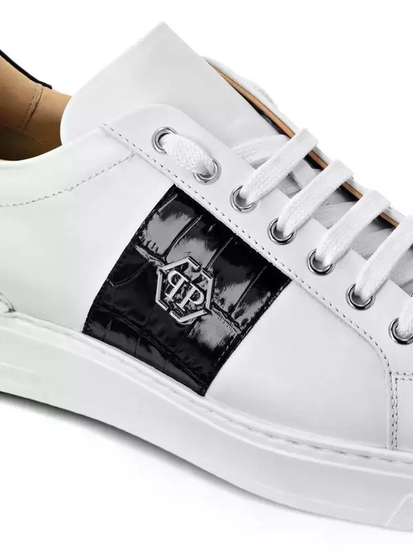 Philipp Plein Panelled Low Top Sneakers