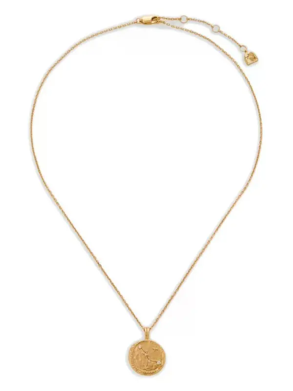 ASTRID & MIYU Cancer Zodiac Necklace - Gold