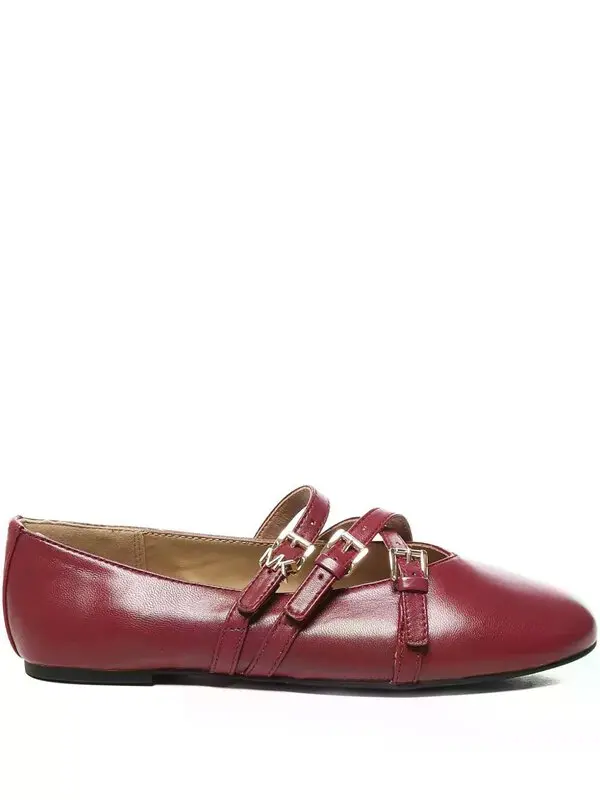 Michael Kors Buckled Straps Ballet Flats