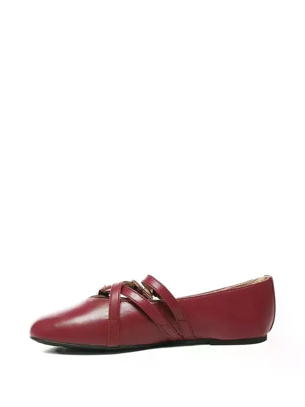 Michael Kors Buckled Straps Ballet Flats