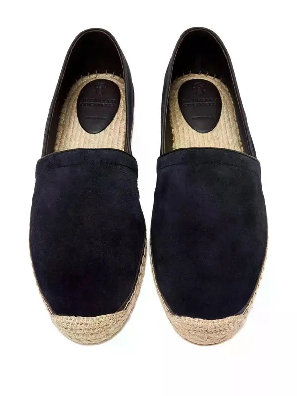 Brunello Cucinelli Suede Espadrille Loafers